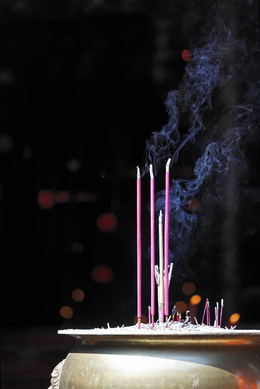 Incense Stick Chinese Temple Java Indonesia Editorial Stock Photo ...