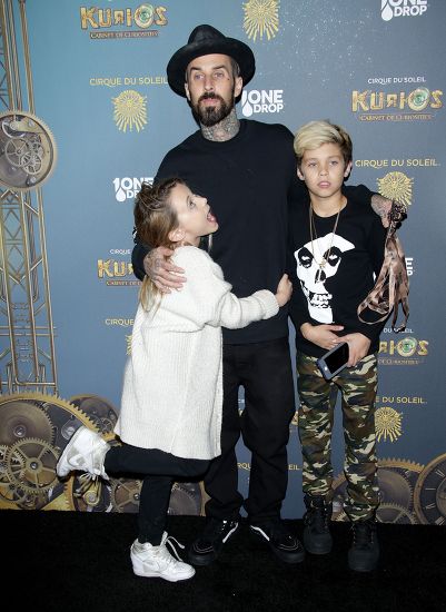 Travis Barker Children Landon Asher Barker Editorial Stock Photo ...