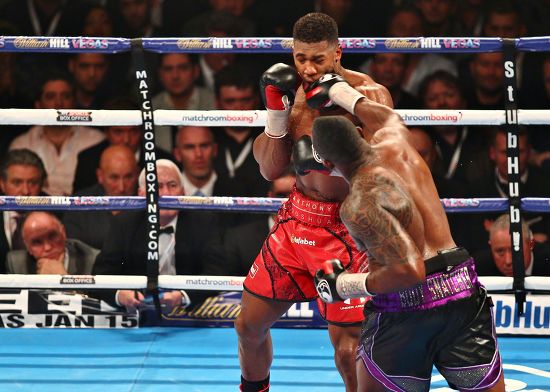Anthony Joshua Fights Dillian Whyte During Editorial Stock Photo ...