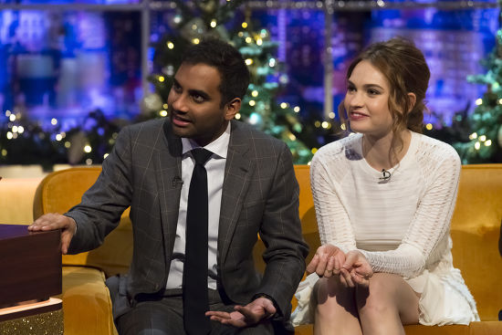 Aziz Ansari Lily James Editorial Stock Photo - Stock Image | Shutterstock