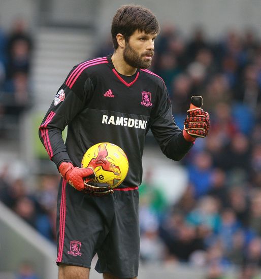 Middlesbrough Fc Goalkeeper Dimitrios Konstantopoulos During Editorial ...