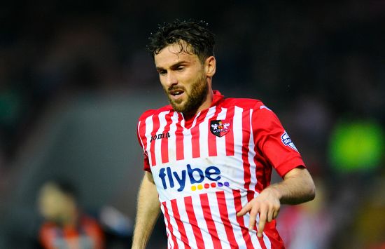 Exeter Citys Arron Davies During Sky Editorial Stock Photo - Stock ...