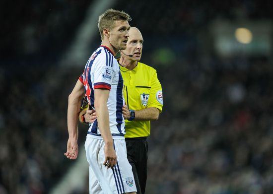 Darren Fletcher West Bromwich Abion Referee Editorial Stock Photo ...