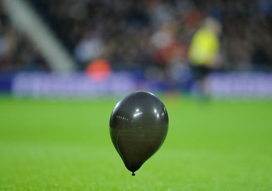 Balloon Floats Onto Pitch During Barclays Editorial Stock Photo - Stock ...