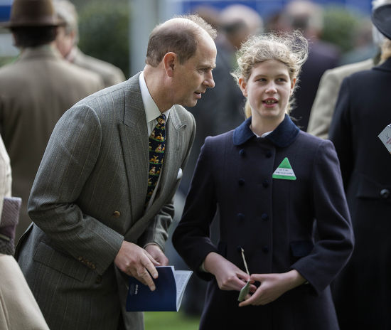 Prince Edward His Daughter Lady Louise Editorial Stock Photo - Stock ...
