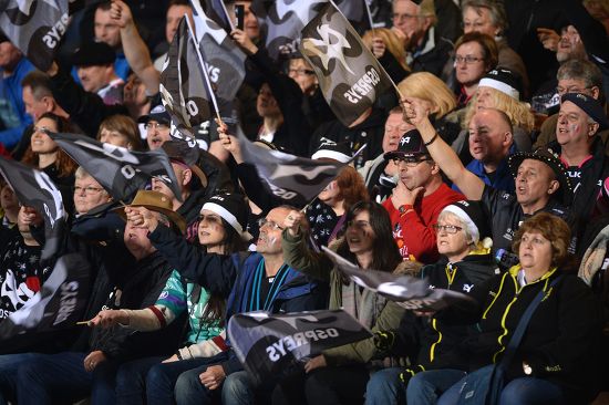 Ospreys Fans During Game Editorial Stock Photo - Stock Image | Shutterstock