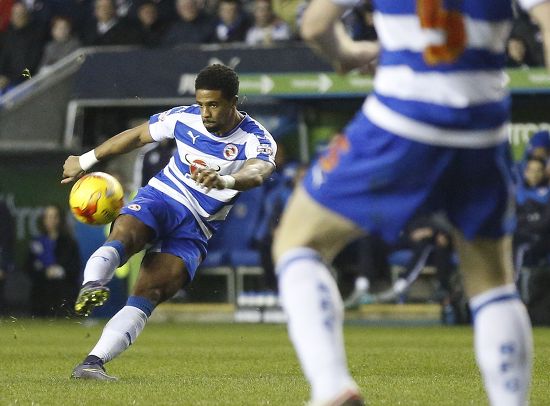Reading Striker Garath Mccleary Lets Fly Editorial Stock Photo - Stock ...