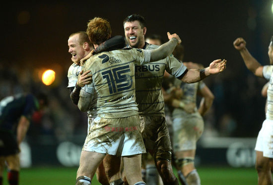 Dan Fish Rhys Patchell James Down Editorial Stock Photo - Stock Image ...