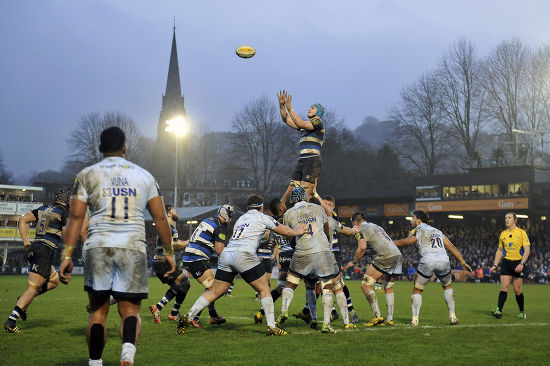 David Denton Bath Rugby Wins Ball Editorial Stock Photo - Stock Image ...