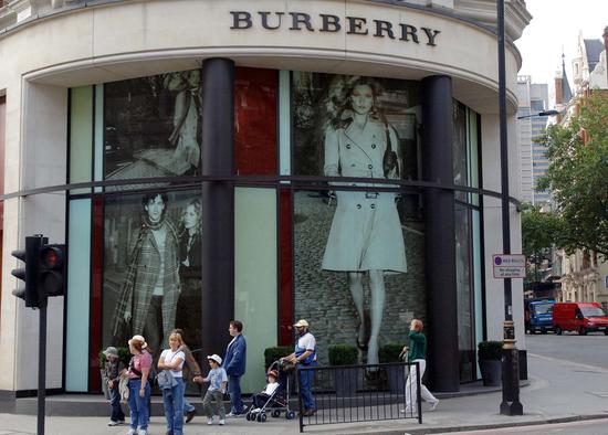 Kate Moss Window Display Burberrys Editorial Stock Photo - Stock Image ...