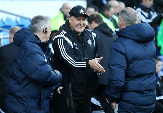 Cardiff Manager Russell Slade Shakes Blackburn Editorial Stock Photo ...