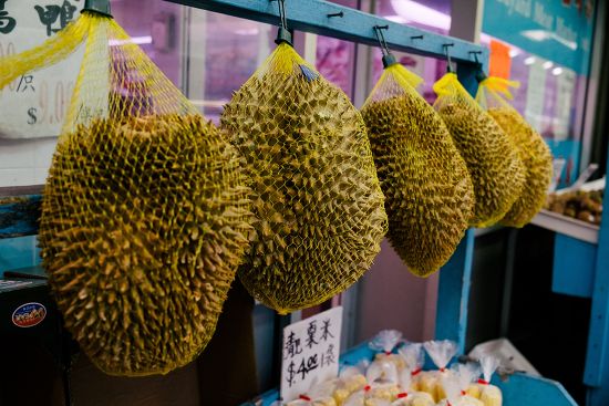 Durian Worlds Smelliest Fruit Sale Chinatown Editorial Stock Photo ...