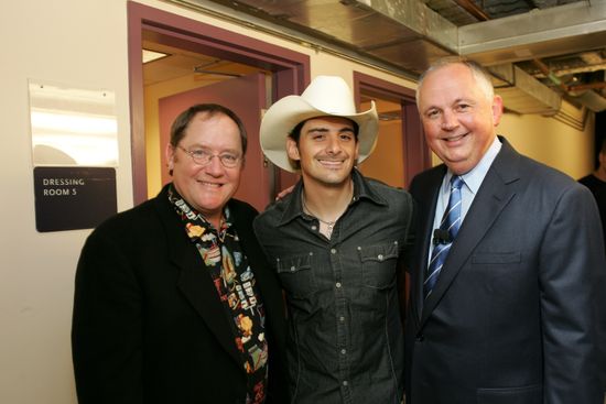 John Lasseter Brad Paisley Disneys Richard Editorial Stock Photo ...