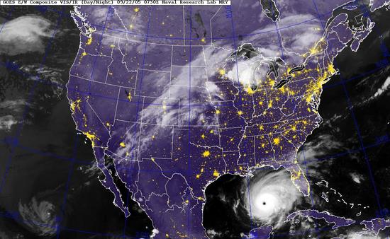 Geos 12 Satellite Infrared Image Provided Editorial Stock Photo - Stock ...