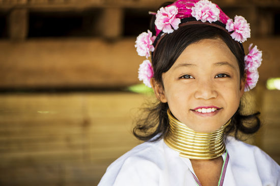 Model Released Kayan Hill Tribe Girl Editorial Stock Photo - Stock ...