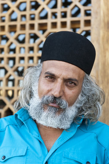 Portrait Persian Iranian Man Round Hat Editorial Stock Photo - Stock ...