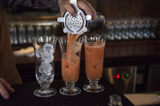 Barman Making Famous Cocktail Drink Singapore Editorial Stock Photo ...