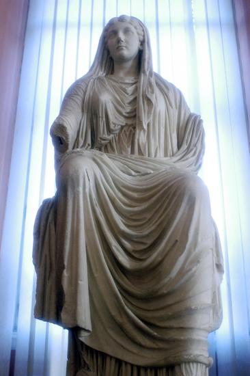 Livia Marble Statue 1st Century Italy Editorial Stock Photo - Stock ...