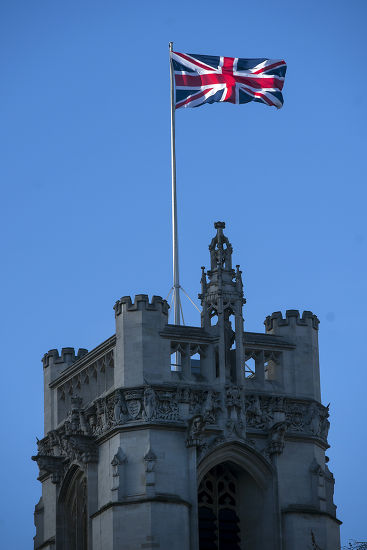 Union Flag Known Union Jack Flying Editorial Stock Photo - Stock Image ...