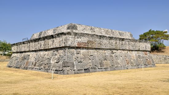 Pyramid Feathered Serpents Ruins Xochicalco Cuernavaca Editorial Stock ...