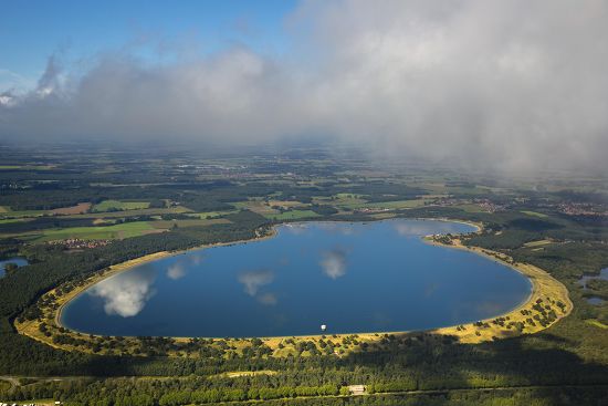 Geeste Reservoir Cooling Water Emsland Nuclear Editorial Stock Photo ...
