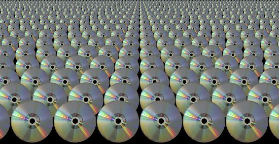 Cds Lined Rows Compact Discs Editorial Stock Photo - Stock Image ...