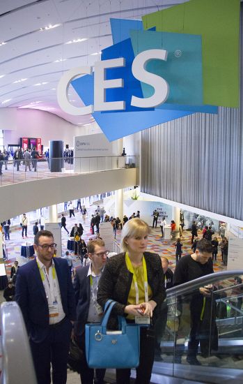 Attendees Visit Consumer Electronic Show Editorial Stock Photo - Stock ...