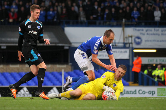 Luke Varney Ipswich Town Tangles Brian Editorial Stock Photo - Stock ...