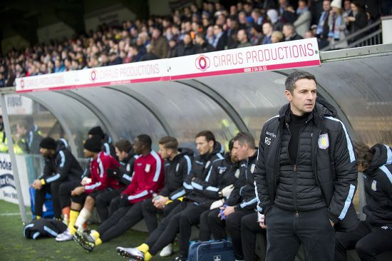 Remi Garde Manager Aston Villa Front Editorial Stock Photo - Stock ...