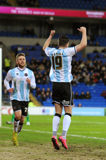 Andrew Mangan Shrewsbury Town Celebrates His Editorial Stock Photo ...