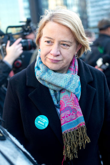 Natalie Bennett Attends Junior Doctors Strike Editorial Stock Photo ...