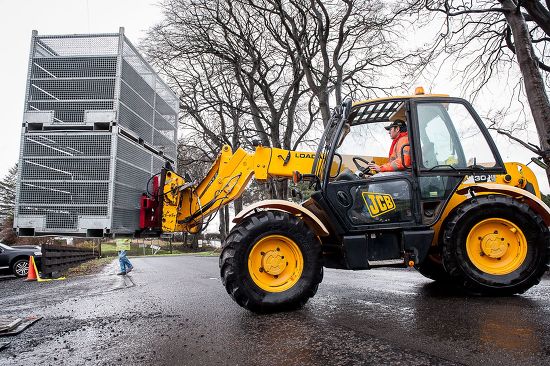 Equipment Bird Cull Moved Onto Site Editorial Stock Photo - Stock Image ...