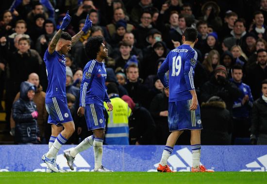 Kenedy Chelsea L Celebrates His Goal Editorial Stock Photo - Stock ...