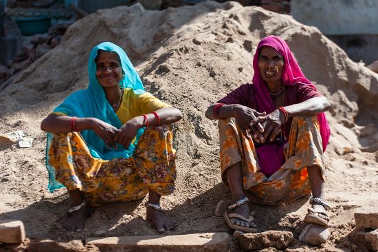 Women Hills Near Udaipur Rajasthan India Editorial Stock Photo - Stock ...