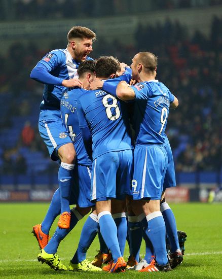 Eastleighs Joe Partington Celebrates After Scoring Editorial Stock ...