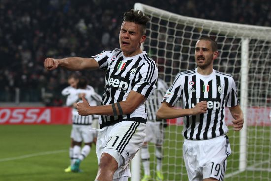 Juventus Forward Paulo Dybala 21 Celebrates Editorial Stock Photo ...
