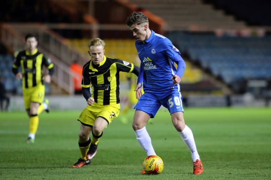 Harry Toffolo Peterborough United Action Mark Editorial Stock Photo ...