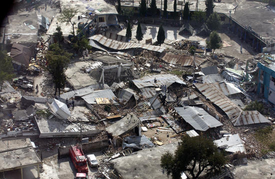 Aerial View Destruction Caused By South Editorial Stock Photo - Stock ...