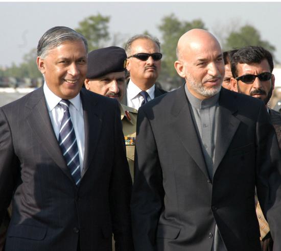 Shaukat Aziz Hamid Karzai Editorial Stock Photo - Stock Image ...