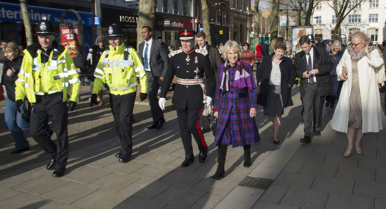 Camilla Duchess Cornwall Amanda Macmanus Private Editorial Stock Photo ...