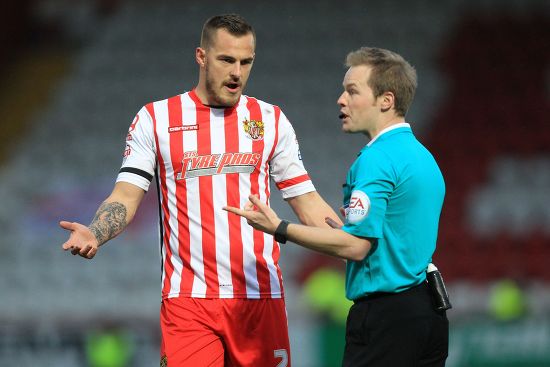 Luke Wilkinson Stevenage Speaks Referee Gavin Editorial Stock Photo ...