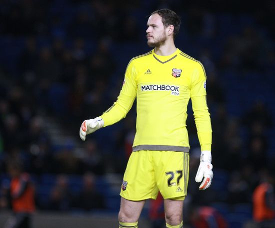 Brentford Goalkeeper David Button During Sky Editorial Stock Photo ...