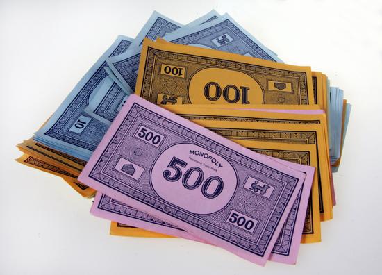 Monopoly Board Game Money Editorial Stock Photo - Stock Image ...