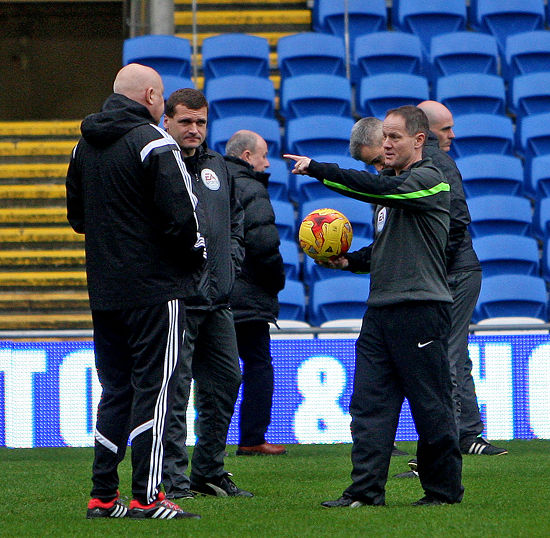 Referee Kevin Johnson Conducts Pitch Inspection Editorial Stock Photo ...