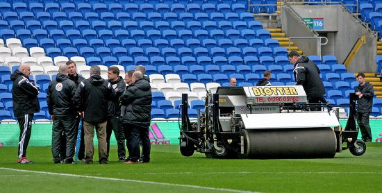 Referee Kevin Johnson His Pre Match Editorial Stock Photo - Stock Image ...