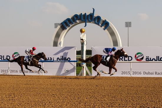 Dubai Uae Meydan Race Track Mister Editorial Stock Photo - Stock Image ...