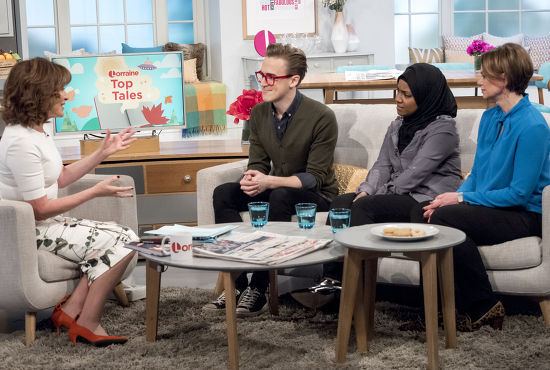 Lorraine Kelly Tom Fletcher Nadiya Hussain Editorial Stock Photo ...