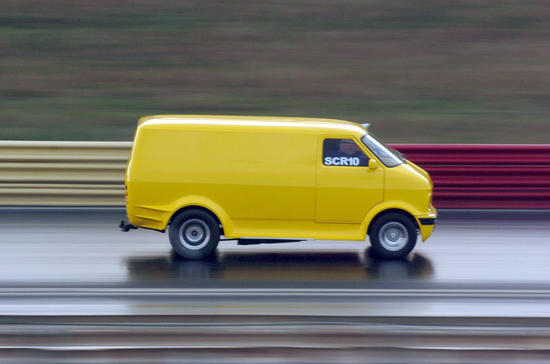 Ford Transit Drag Racing Van Editorial Stock Photo - Stock Image ...