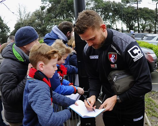Simon Francis Afc Bournemouth Signs Autograph Editorial Stock Photo ...
