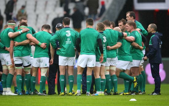 Ireland Team Huddle Before Game Editorial Stock Photo - Stock Image ...